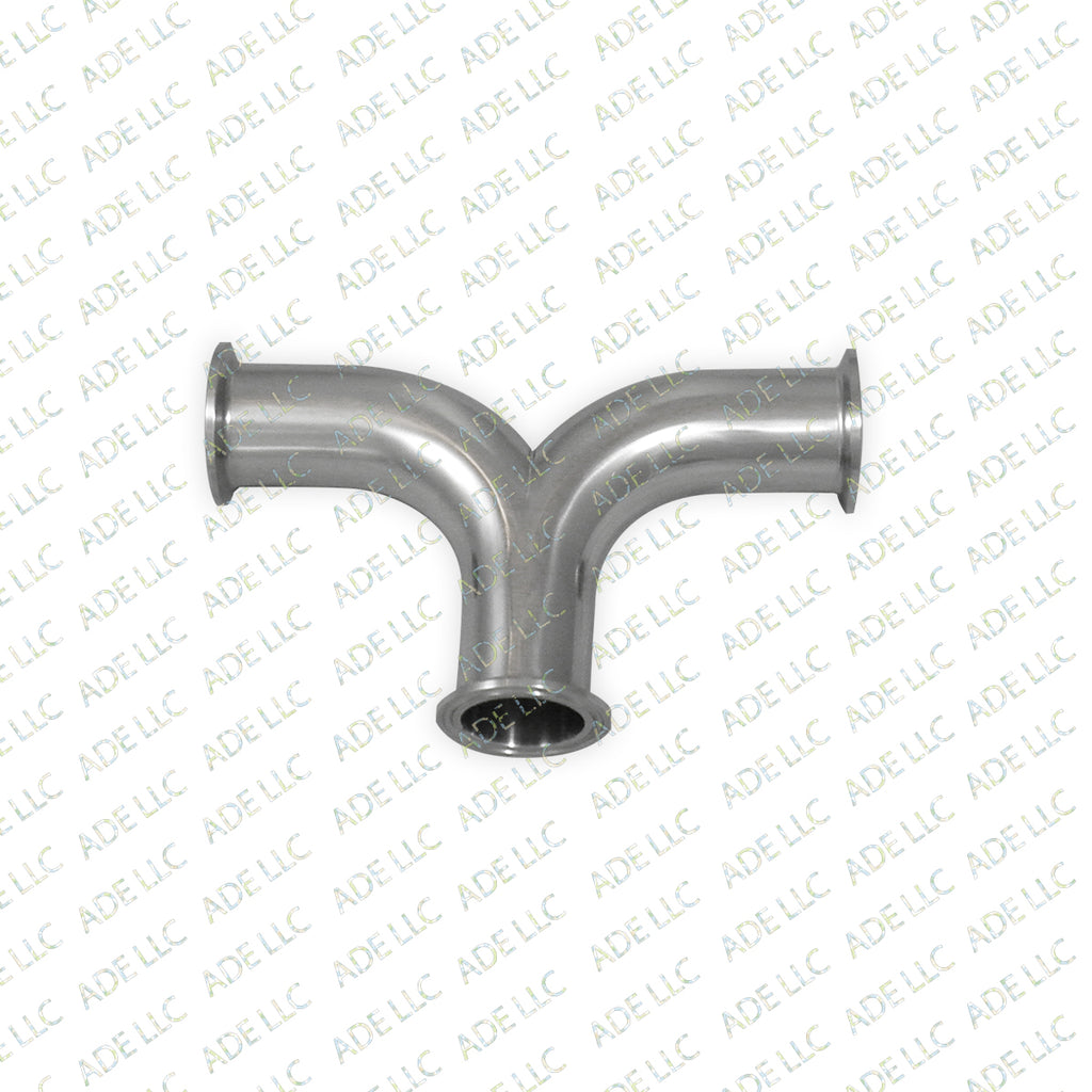 1.5" Tri Clamp Wye Curved – TriClamp.co