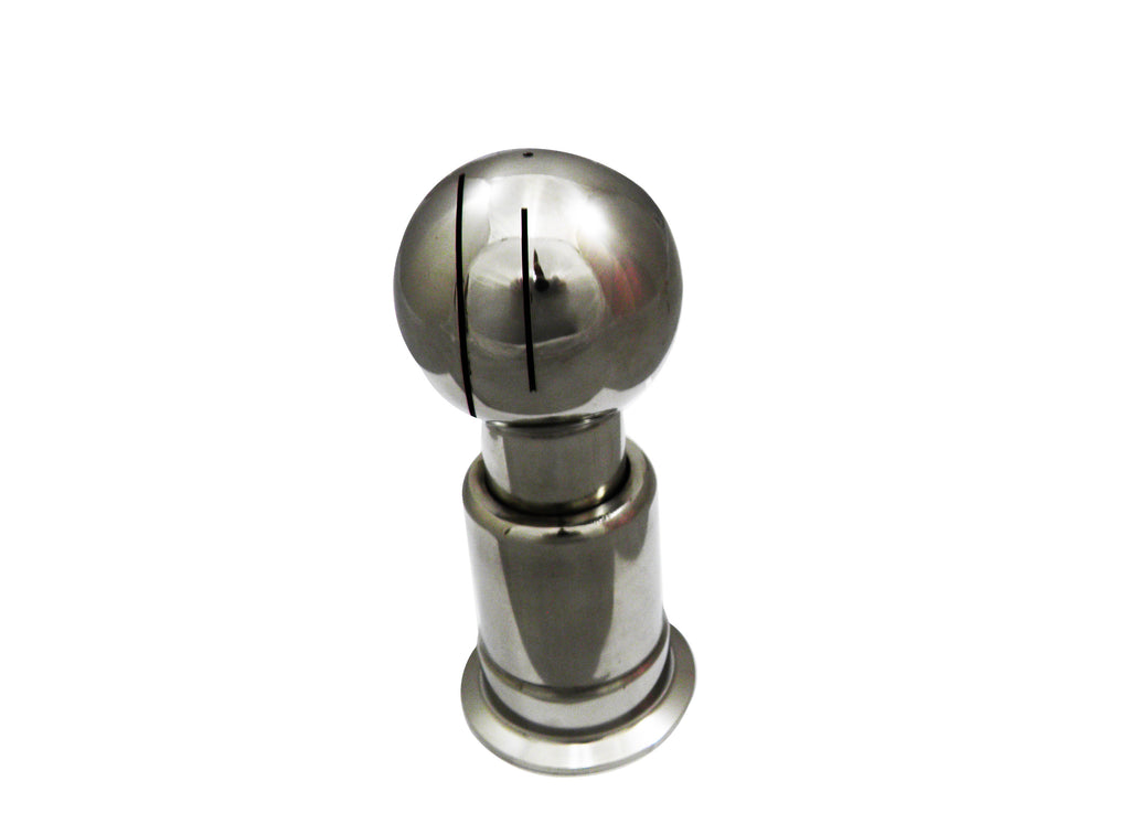 Rotating CIP Spray Ball with 1.5" Tri Clamp End and a 2" Ball – TriClamp.co